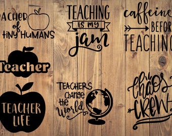 Teachers decals | Etsy