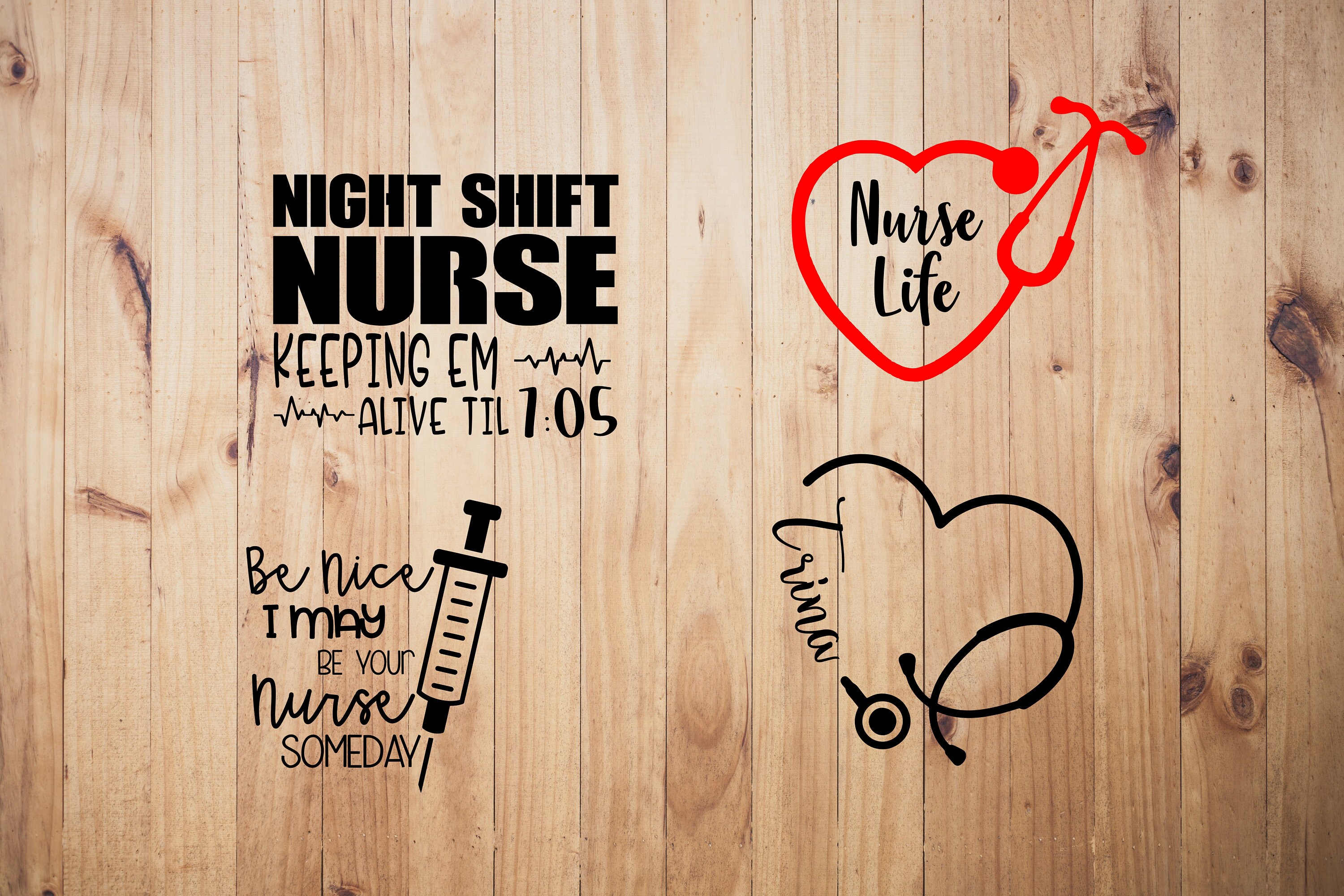 Nurse Decal / Nurse Life Decal / Night Shift Nurse / Nurse | Etsy