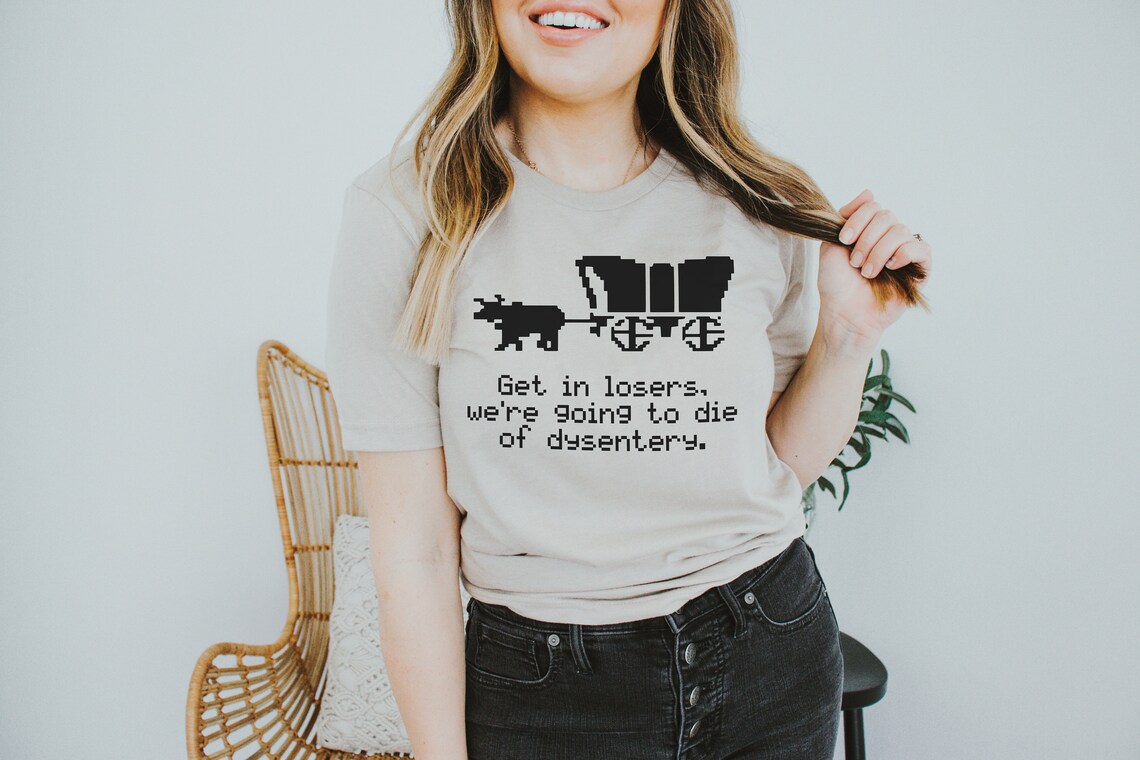 Oregon Trail Teacher T-shirt / Funny History Teacher Shirt / - Etsy