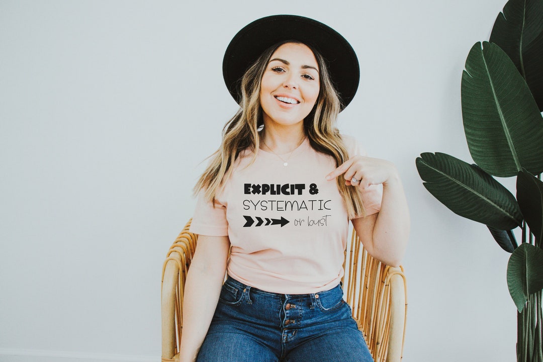 Phonics Teacher T-shirt / Explicit and Systematic Reading Instruction ...