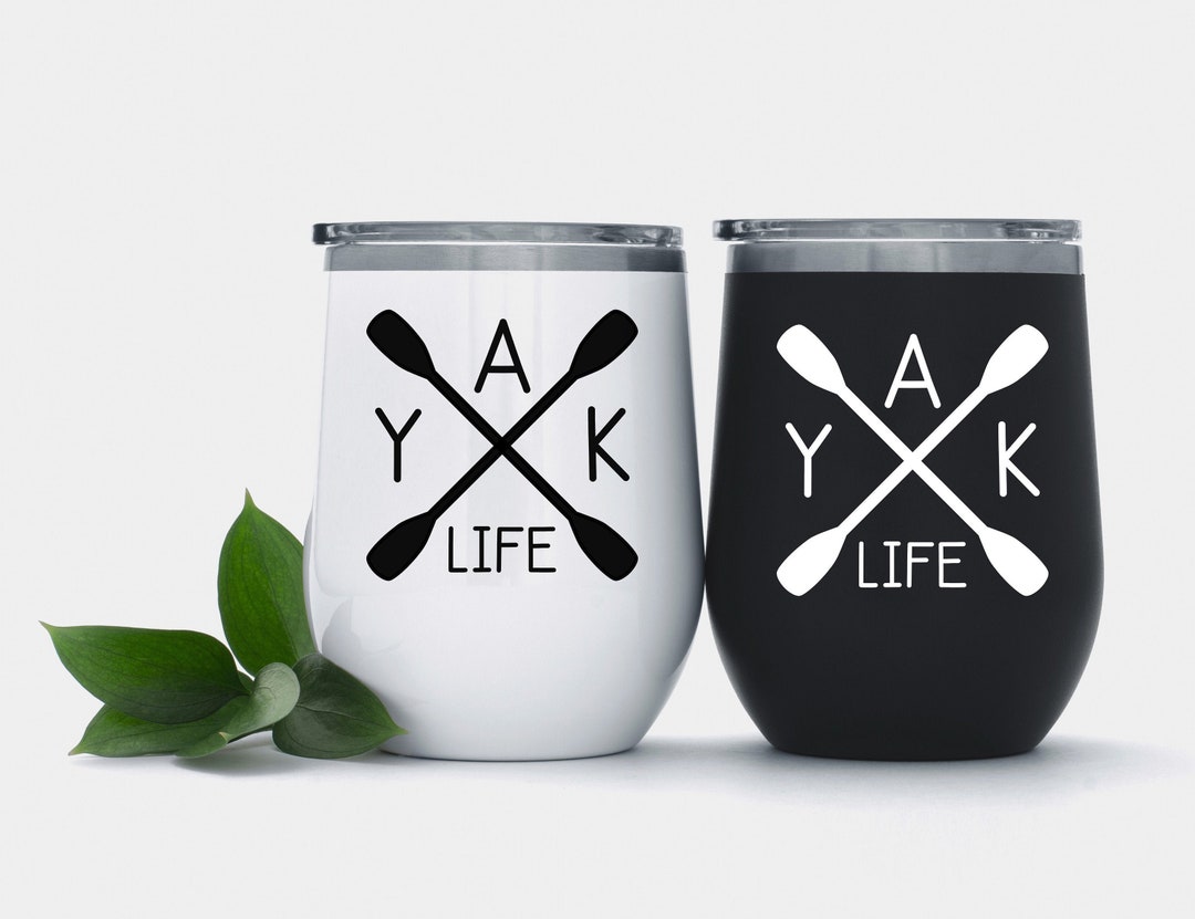 Yak Life Decal / Kayaking Vinyl Decal / Kayak Decal for Car or Tumbler ...