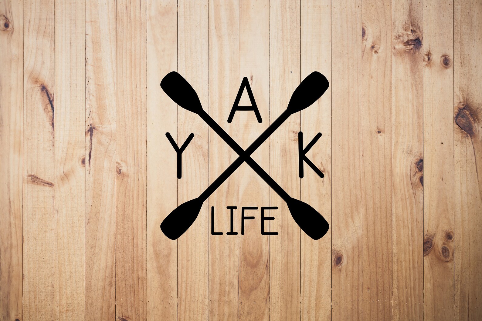 Yak Life Decal / Kayaking Vinyl Decal / Kayak Decal for Car or | Etsy