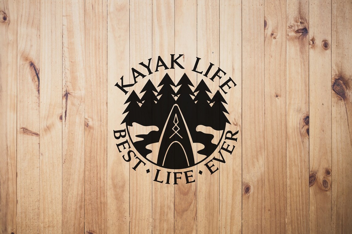 Kayak Decal / Kayak Life is the Best Life Ever / Kayaking | Etsy