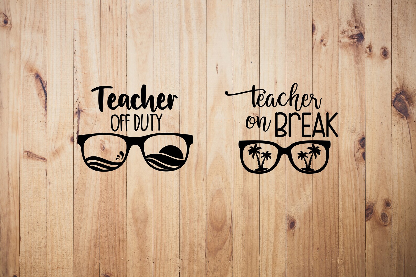 Teacher off Duty Vinyl Decal / Teacher on Break Vinyl Sticker - Etsy