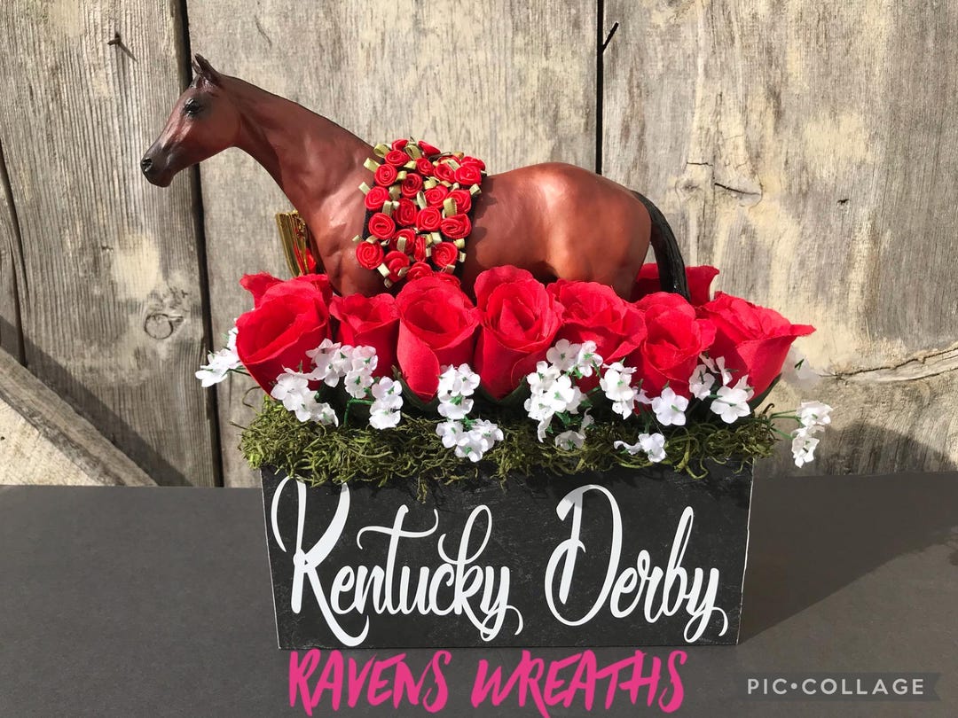 Kentucky Derby,kentucky Derby Centerpiece,run for the Roses,derby Party ...