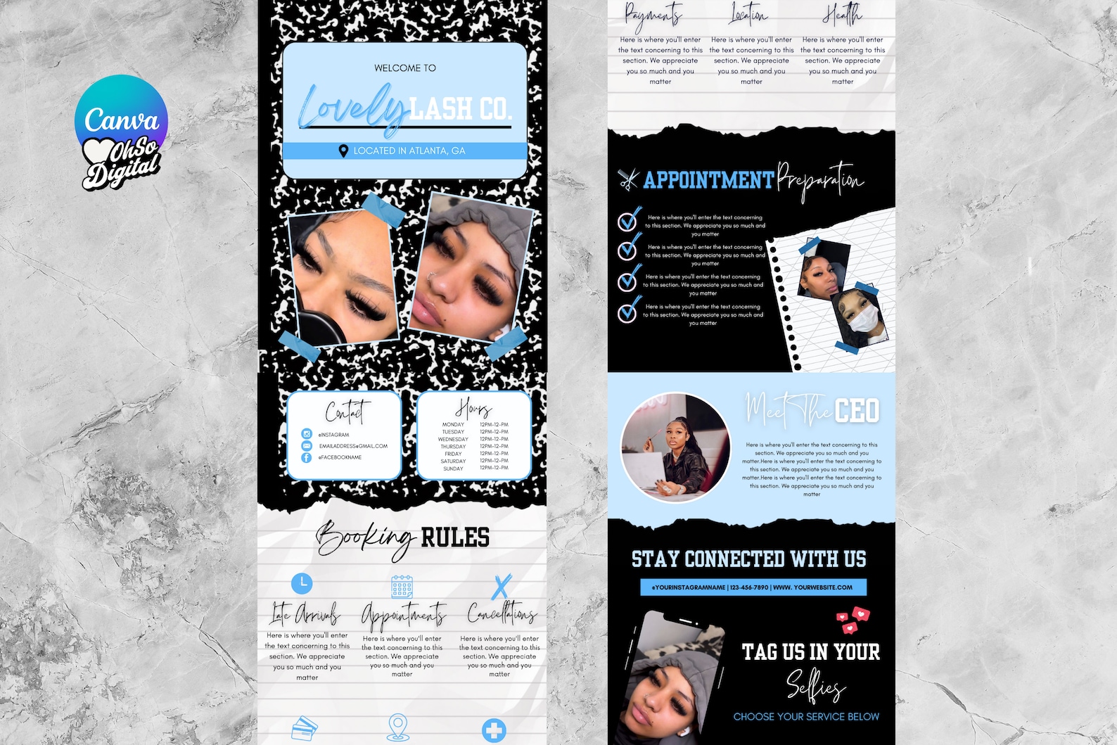 Blue Simple Composition Notebook Design Acuity Scheduling Booking ...