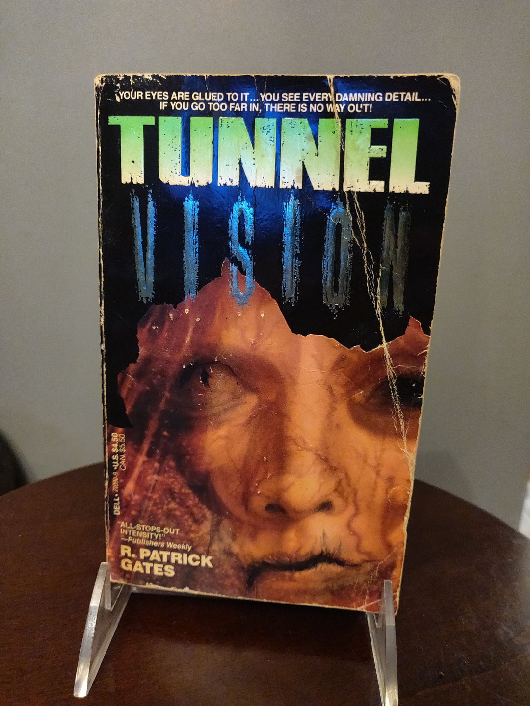 TUNNEL VISION by R. Patrick Gates, Vintage Horror Paperback Book - Etsy