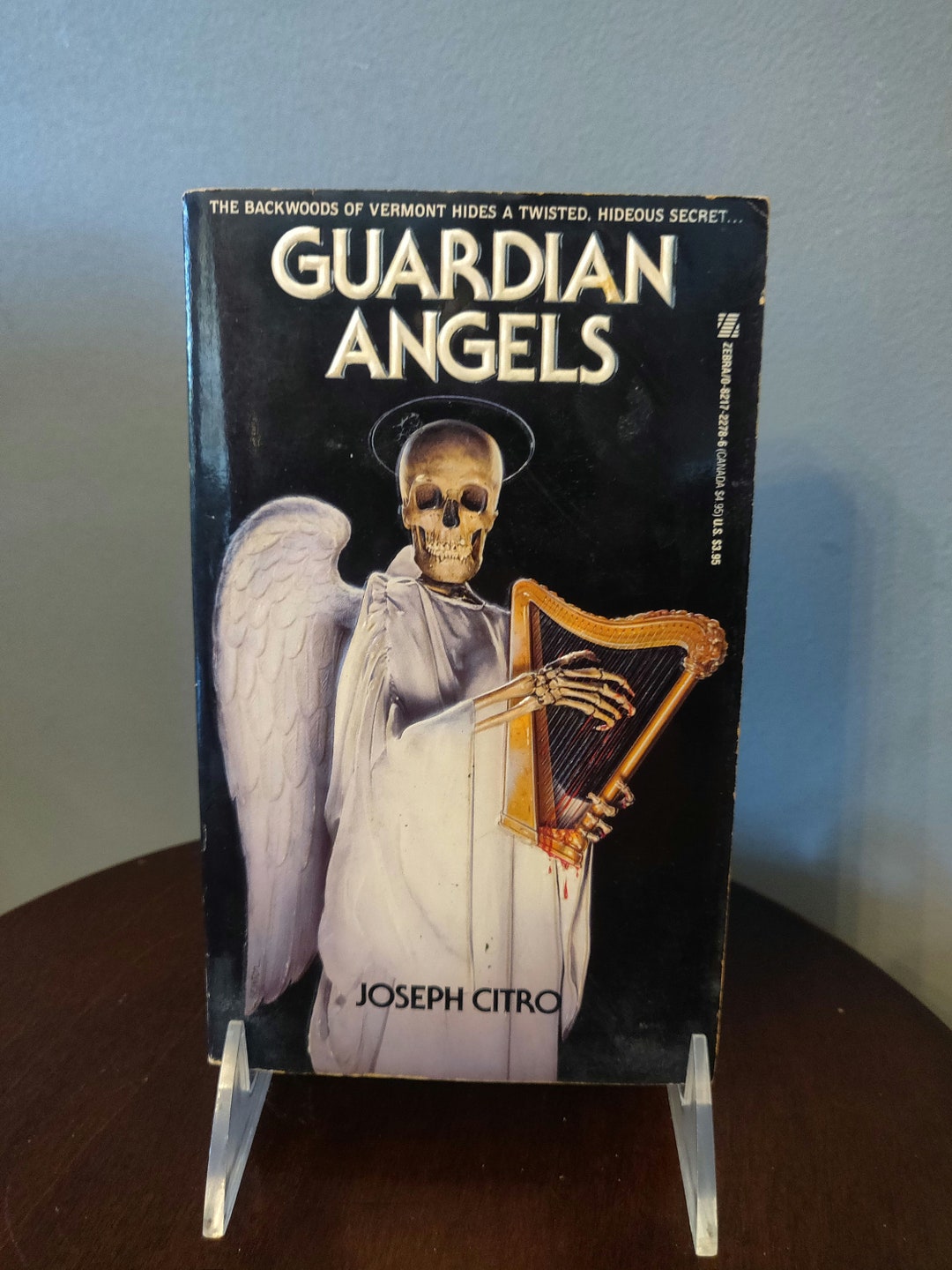 GUARDIAN ANGELS by Joseph Citro, SIGNED Vintage Horror Paperback Book ...