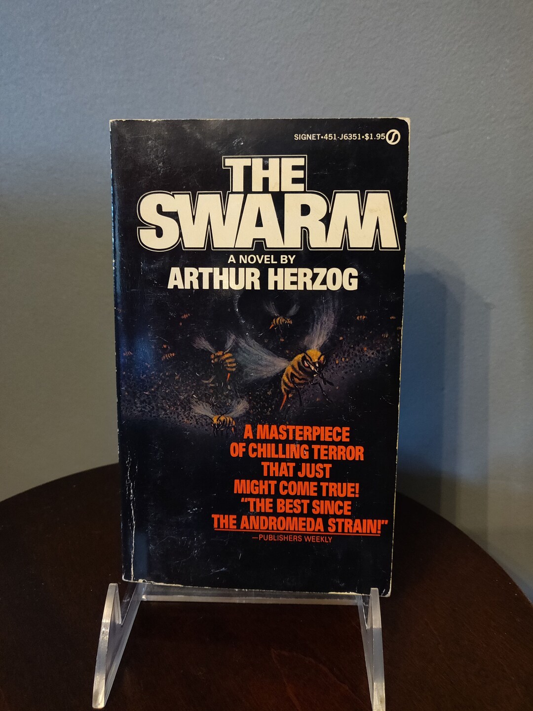 THE SWARM by Arthur Herzog, Vintage Horror Paperback Book - Etsy