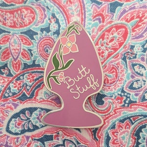 Butt Stuff Hard Enamel Pin - Etsy