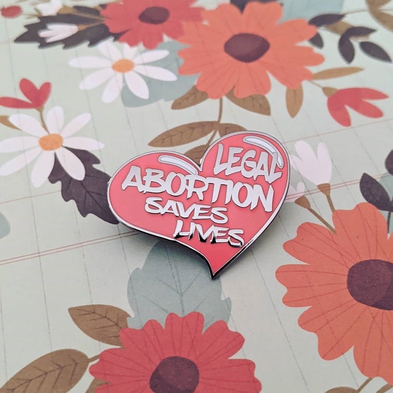 Legal Abortion - a Hard Enamel Pin for Proudly Pro-choice Feminists - Etsy