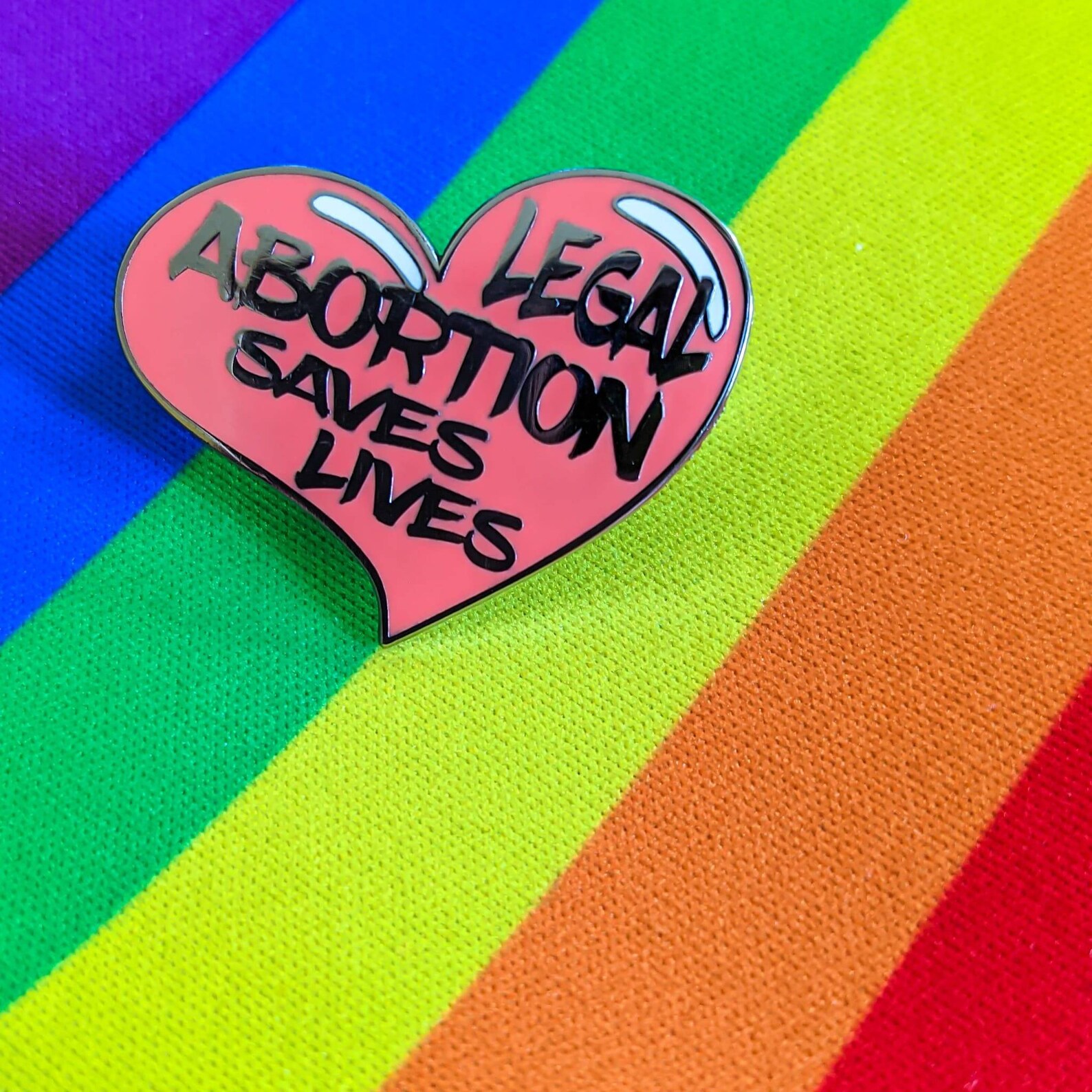 Legal Abortion - a Hard Enamel Pin for Proudly Pro-choice Feminists - Etsy