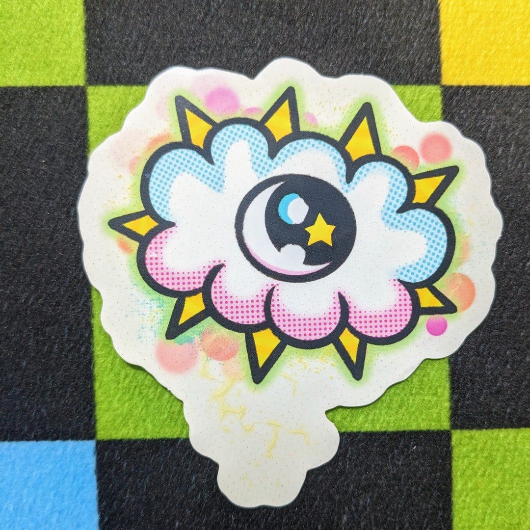 EVIL CLOUD: Clear Sticker - Etsy