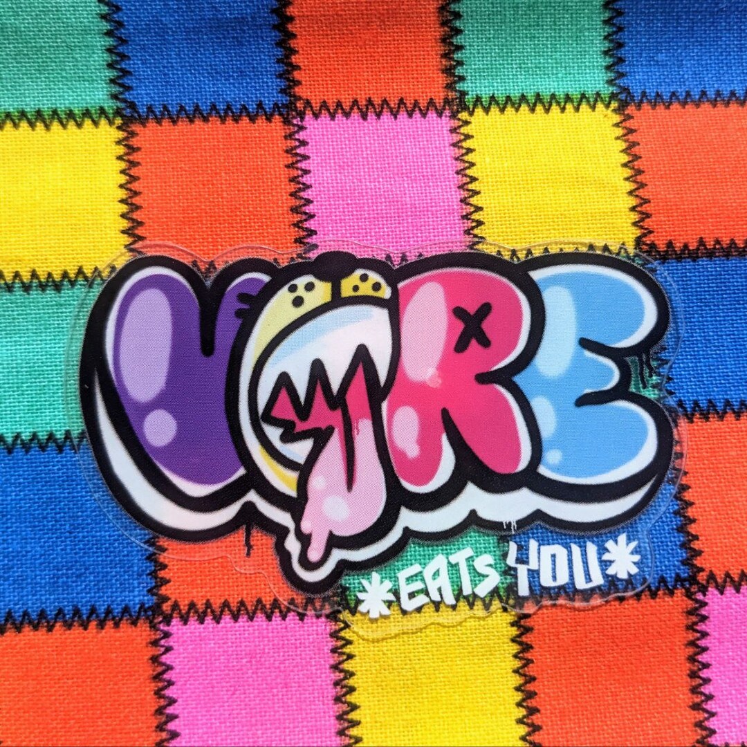 VORE TAG: Clear Sticker - Etsy