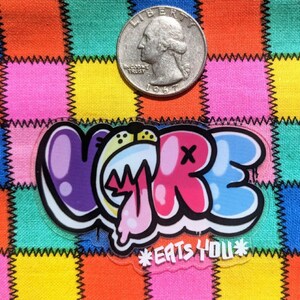 VORE TAG: Clear Sticker - Etsy