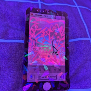 WEIRDCORE WEBCORE PET: Holo Sticker - Etsy