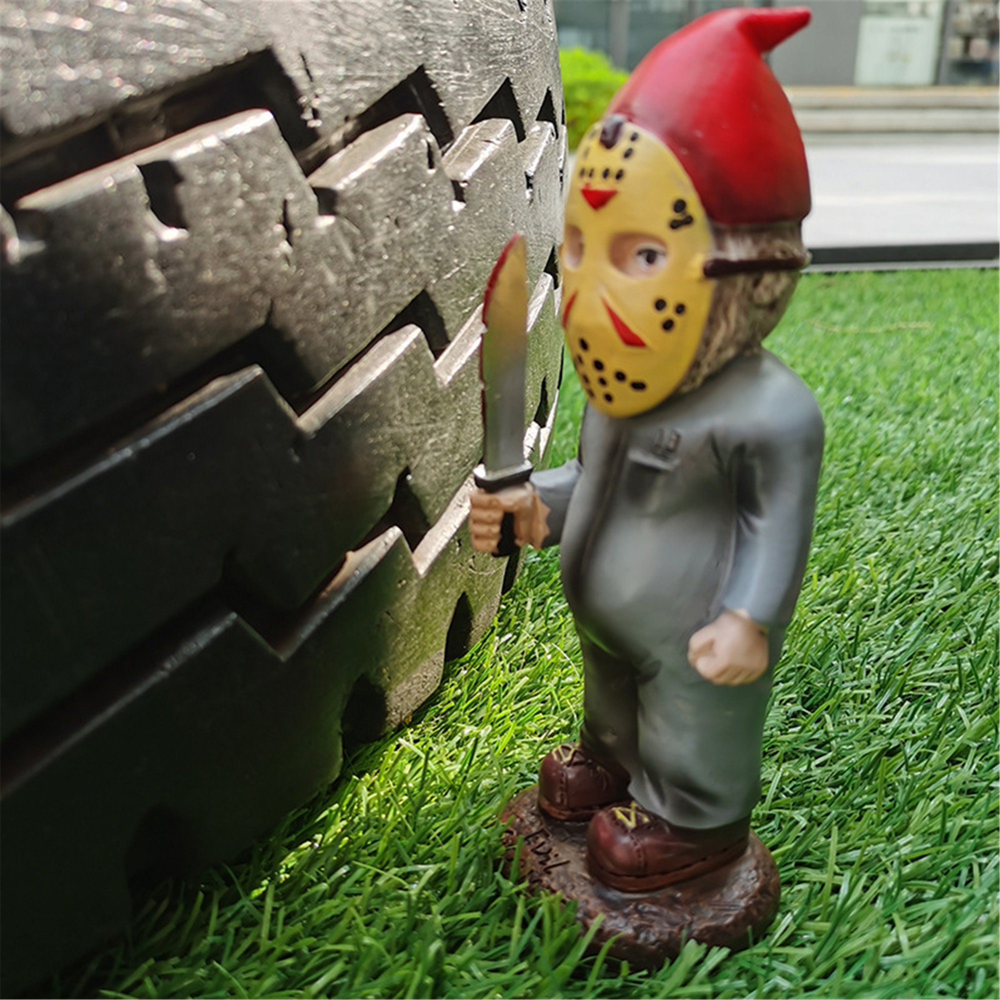 Horror Movie Garden Gnomes StatueSamurai Gnome Dwarf | Etsy