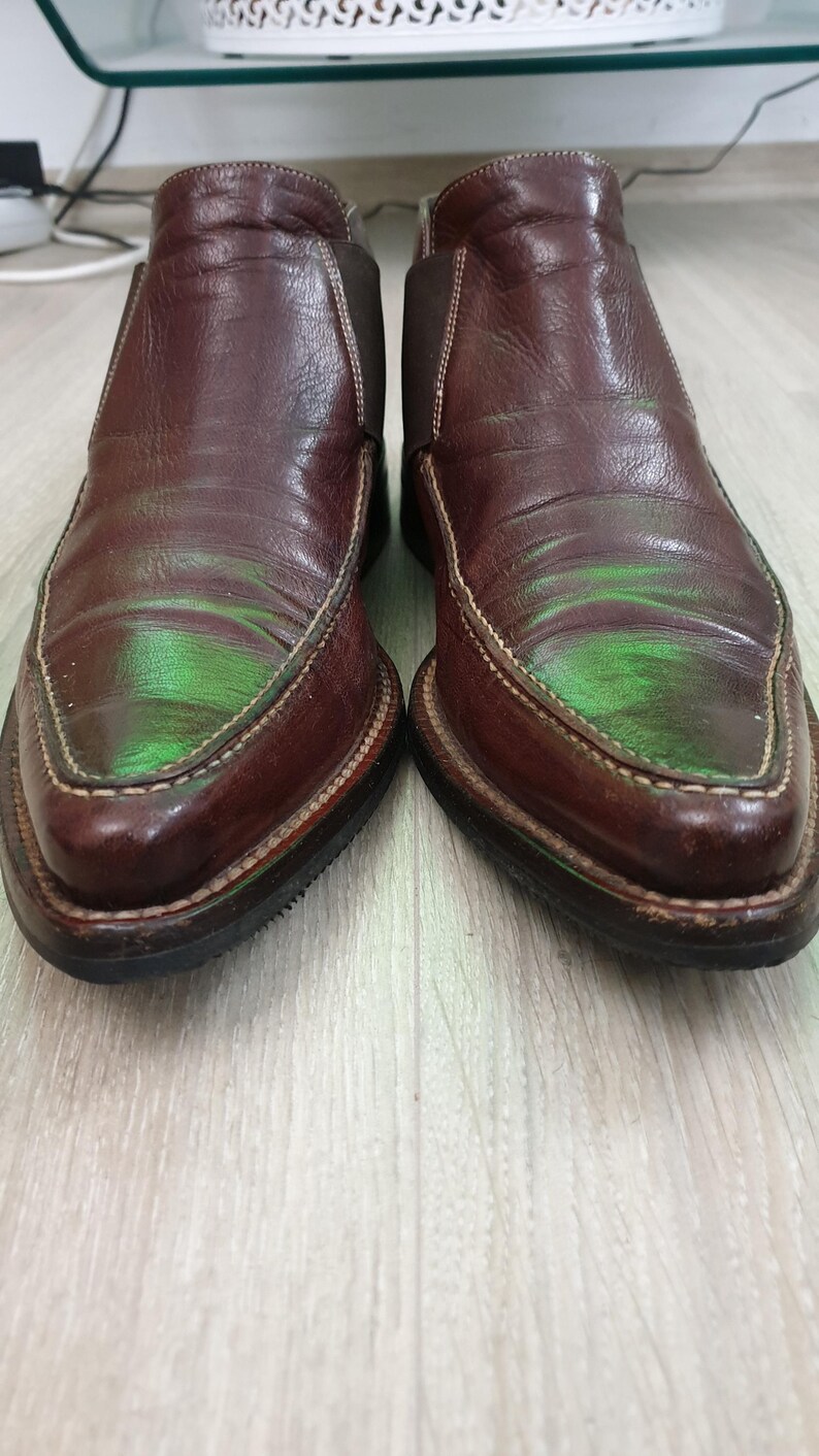 Fabi Made in Italy RARE Vintage 90' Men's Genuine Leather Ankle Shoes ...