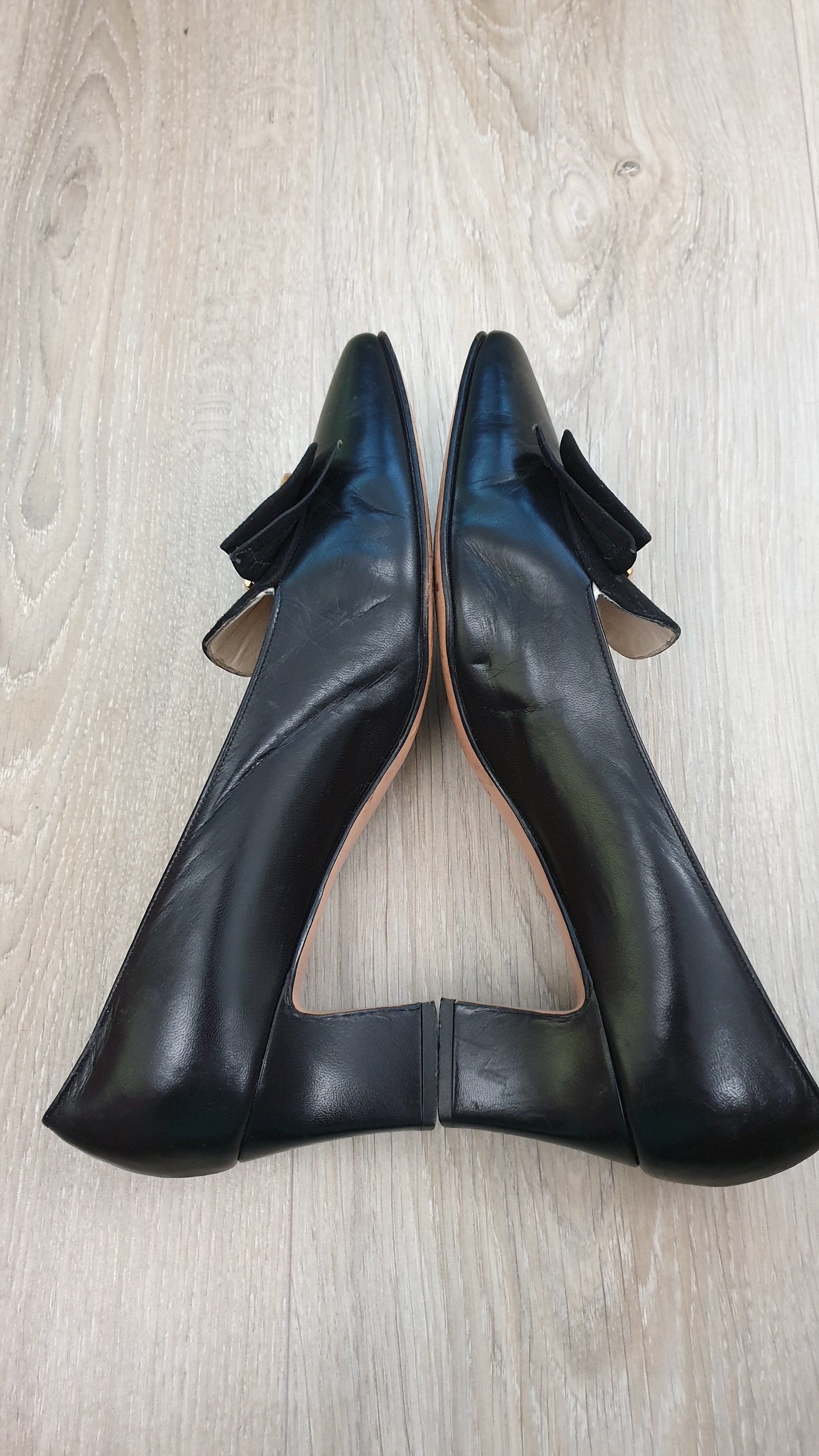 Bally Made in Switzerland Top Luxury Women's Genuine Leather Pump Shoes ...
