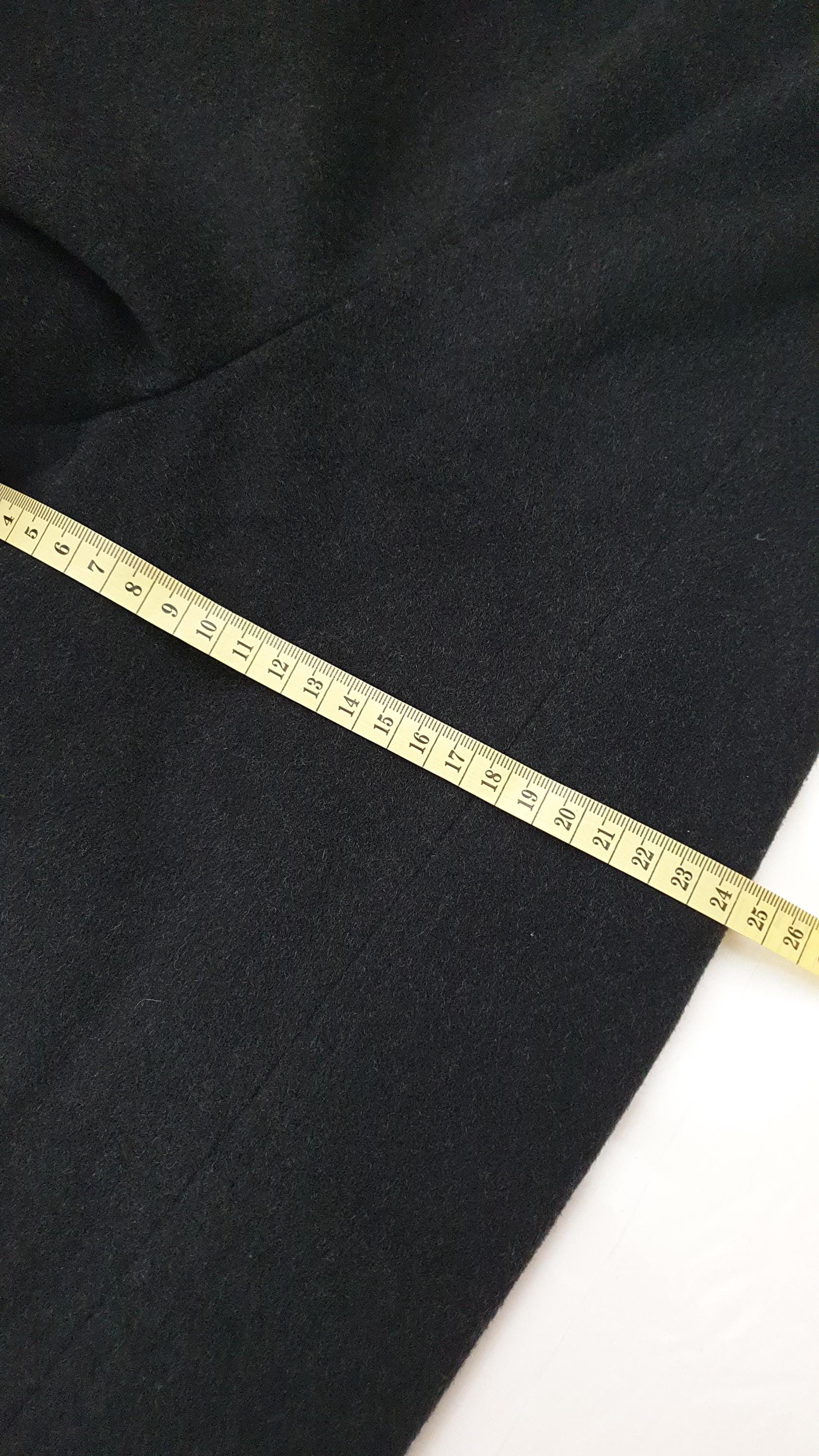 Eres Luxury Long Men's Wool Coat,black Color,size 56 ,2XL - Etsy