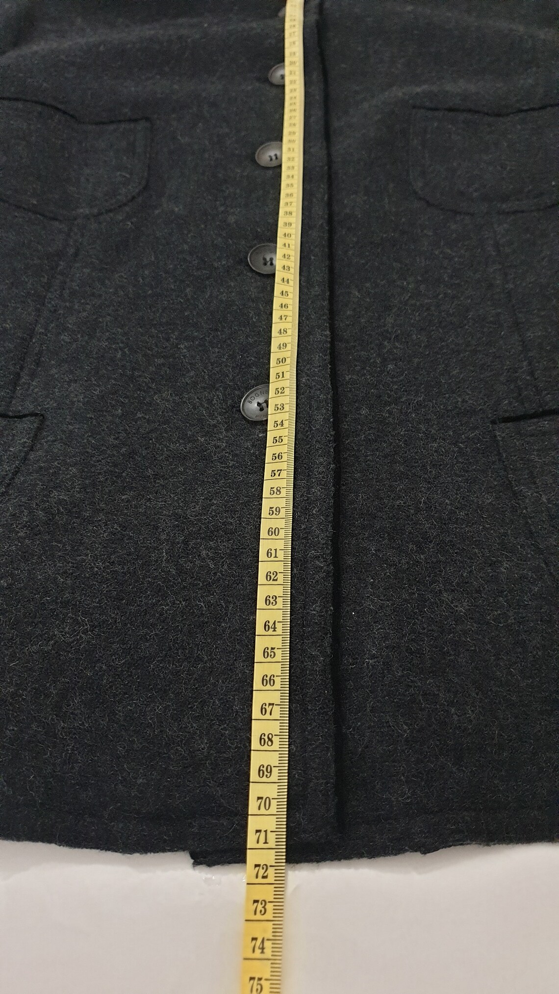 Bogner RARE Luxury Trachten Virgin Wool Jacket, Dark Gray/black Color ...