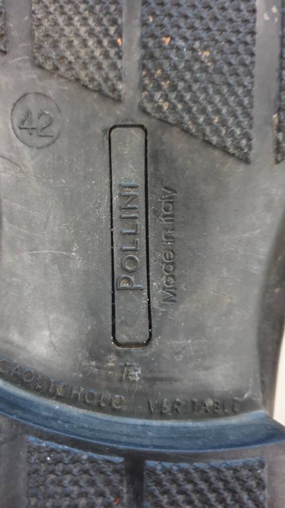 Pollini Made in Italy,top Luxury Men's Genuine Leather Shoes,color Brown,size EU-42 - Etsy