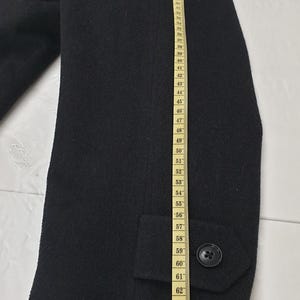 Eres Luxury Long Men's Wool Coat,black Color,size 56 ,2XL - Etsy