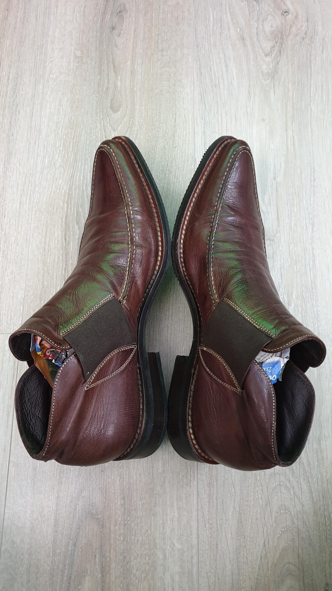 Fabi Made in Italy RARE Vintage 90' Men's Genuine Leather Ankle Shoes ...