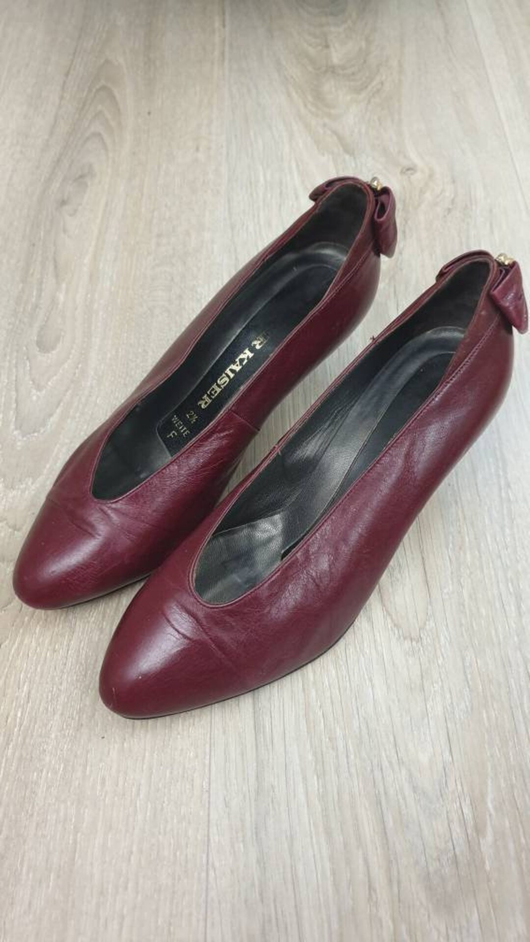 Peter Kaiser Made in West Germany Luxury Vintage Genuine Leather Heels ...