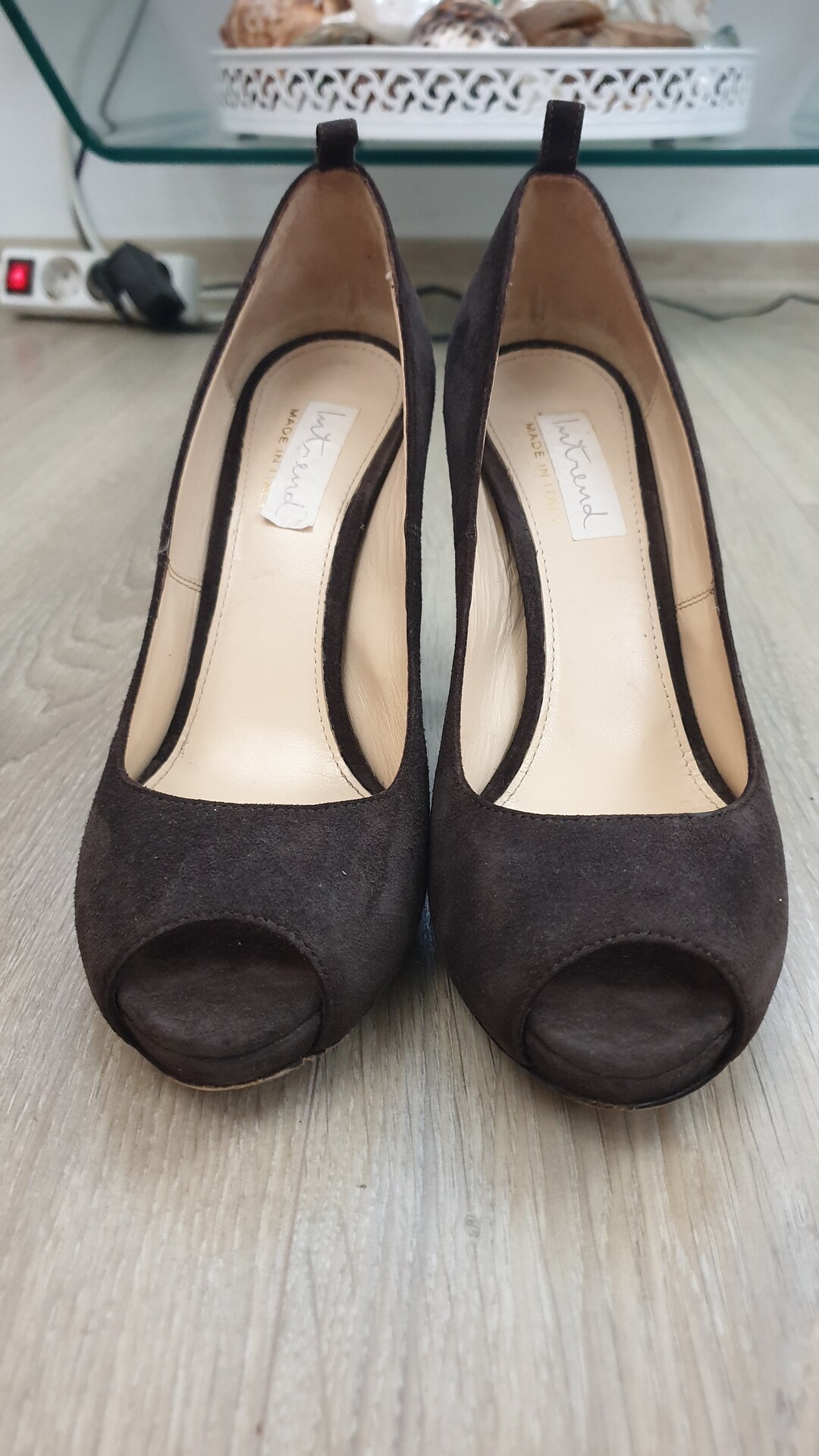 Max Mara Made in Italy Top Luxury Women's Heels Shoes,suede,brown Color ...