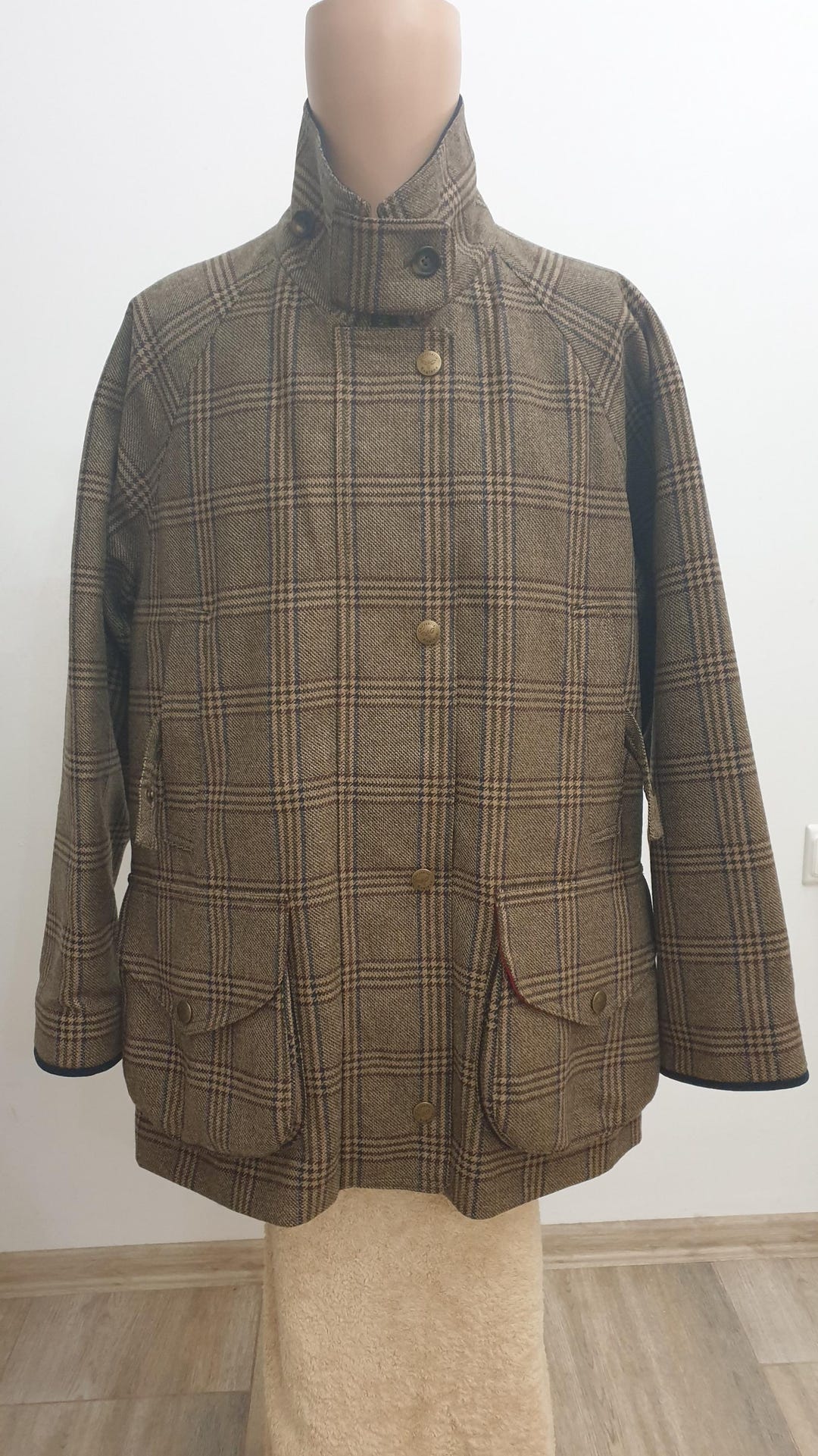 Chrysalis Made in England Top Luxury Women's Tweed Wool Hunting Jacket ...