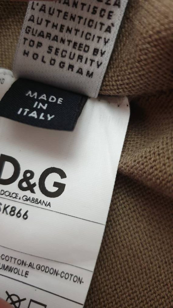 Dolce And Gabbana Made In Italy Extremely Fine Knitted … Gem