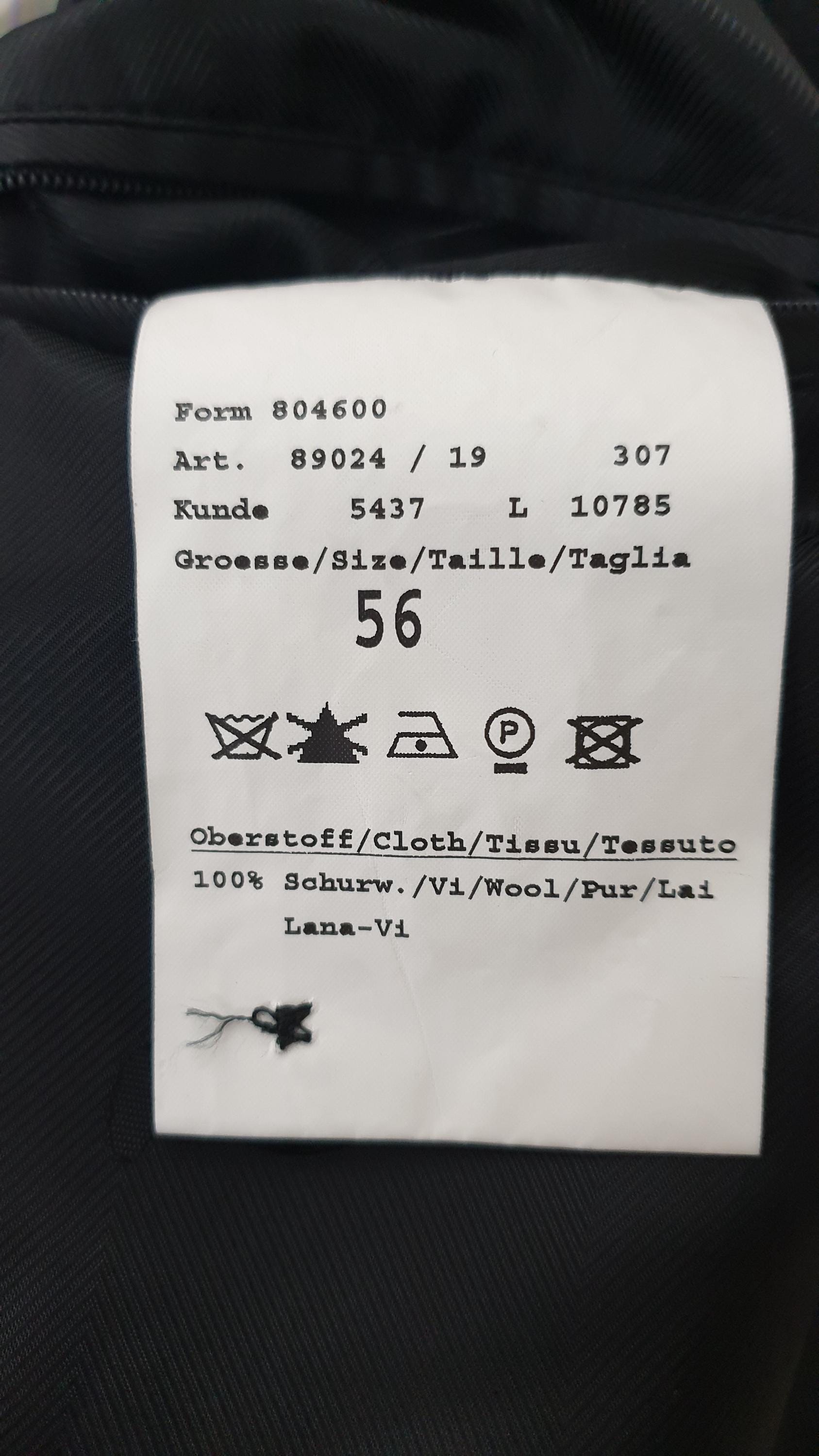 Eres Luxury Long Men's Wool Coat,black Color,size 56 ,2XL - Etsy