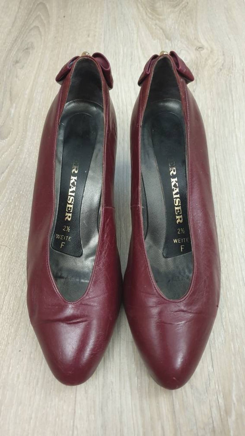 Peter Kaiser Made in West Germany Luxury Vintage Genuine Leather Heels ...