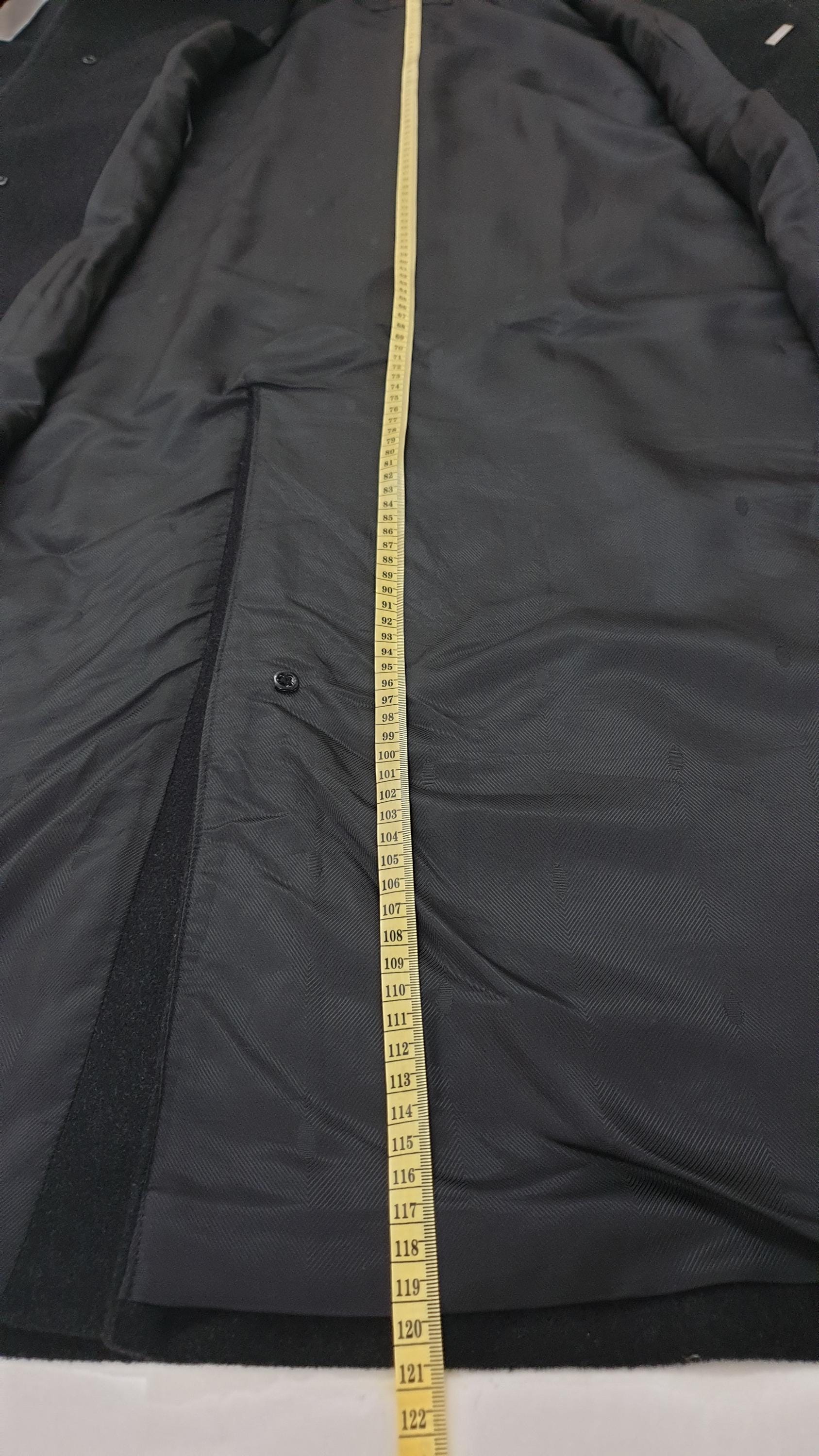 Eres Luxury Long Men's Wool Coat,black Color,size 56 ,2XL - Etsy