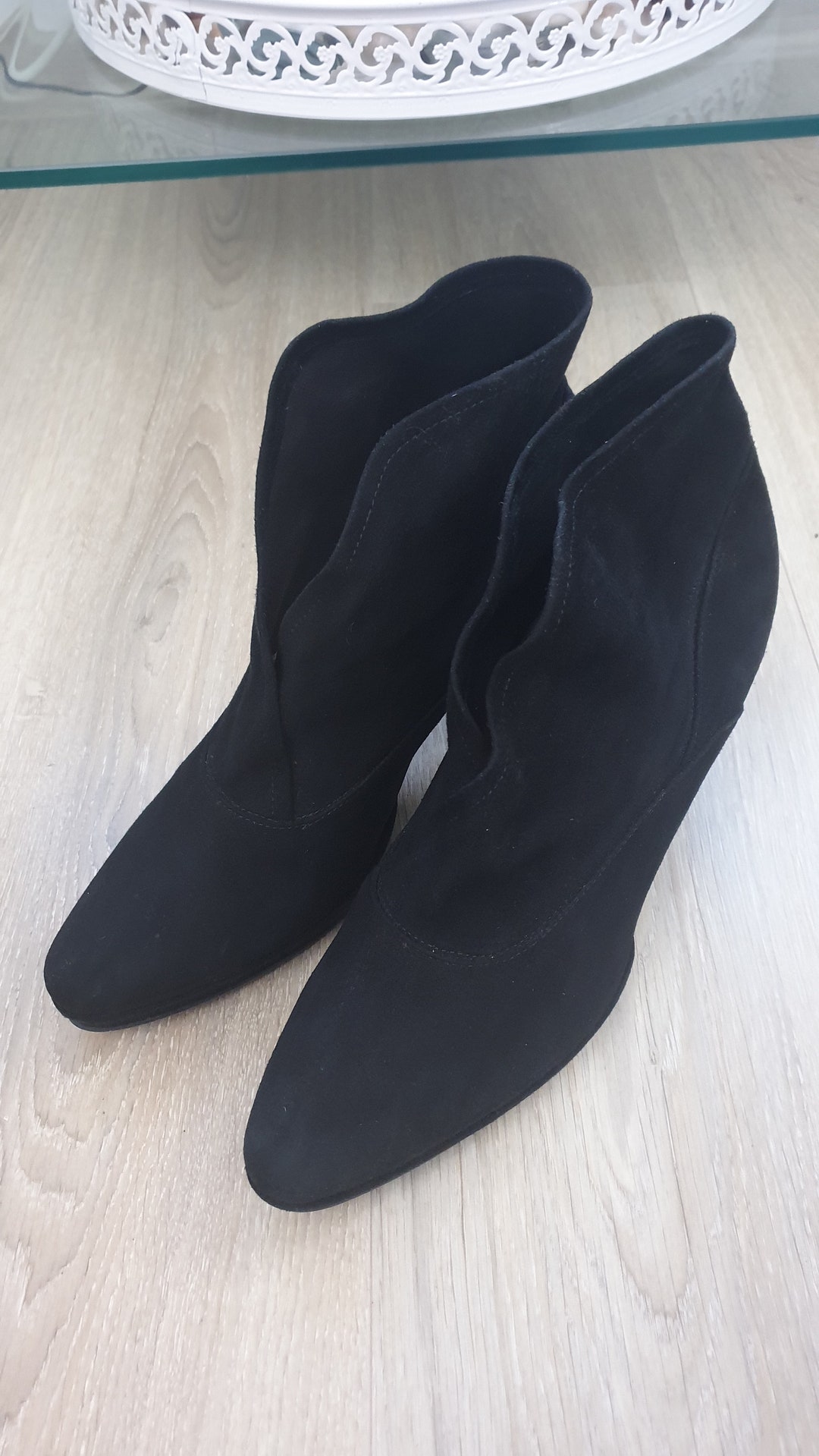 Pino Convertini Made in Italy Top Luxury Women's Suede Heels Shoes ...