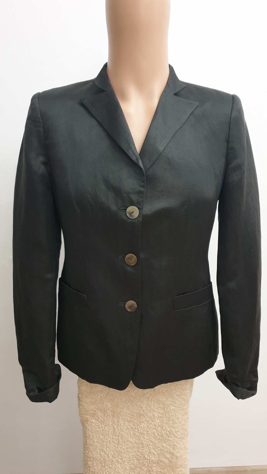 Antonio Fusco Milano Made in Italy Top Luxury Women's Jacket,linen/silk ...