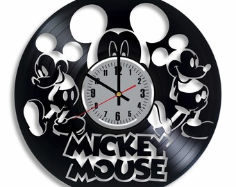 Mickey mouse clock | Etsy