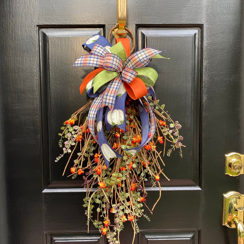 Fall Door Swag - Etsy