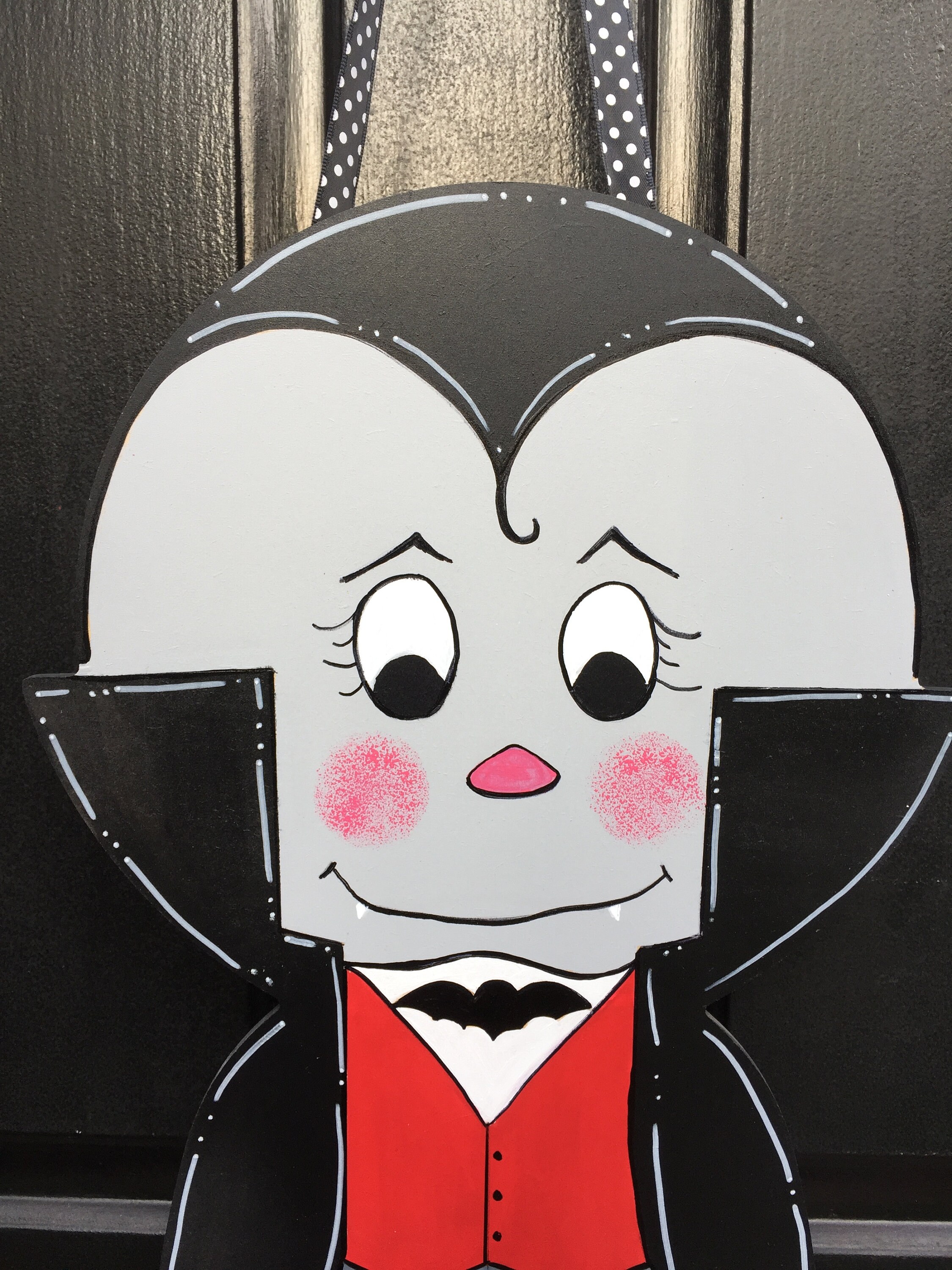 Cute Vampire Door Hanger/ Halloween Door Hanger/ Bats/ Kids Halloween ...