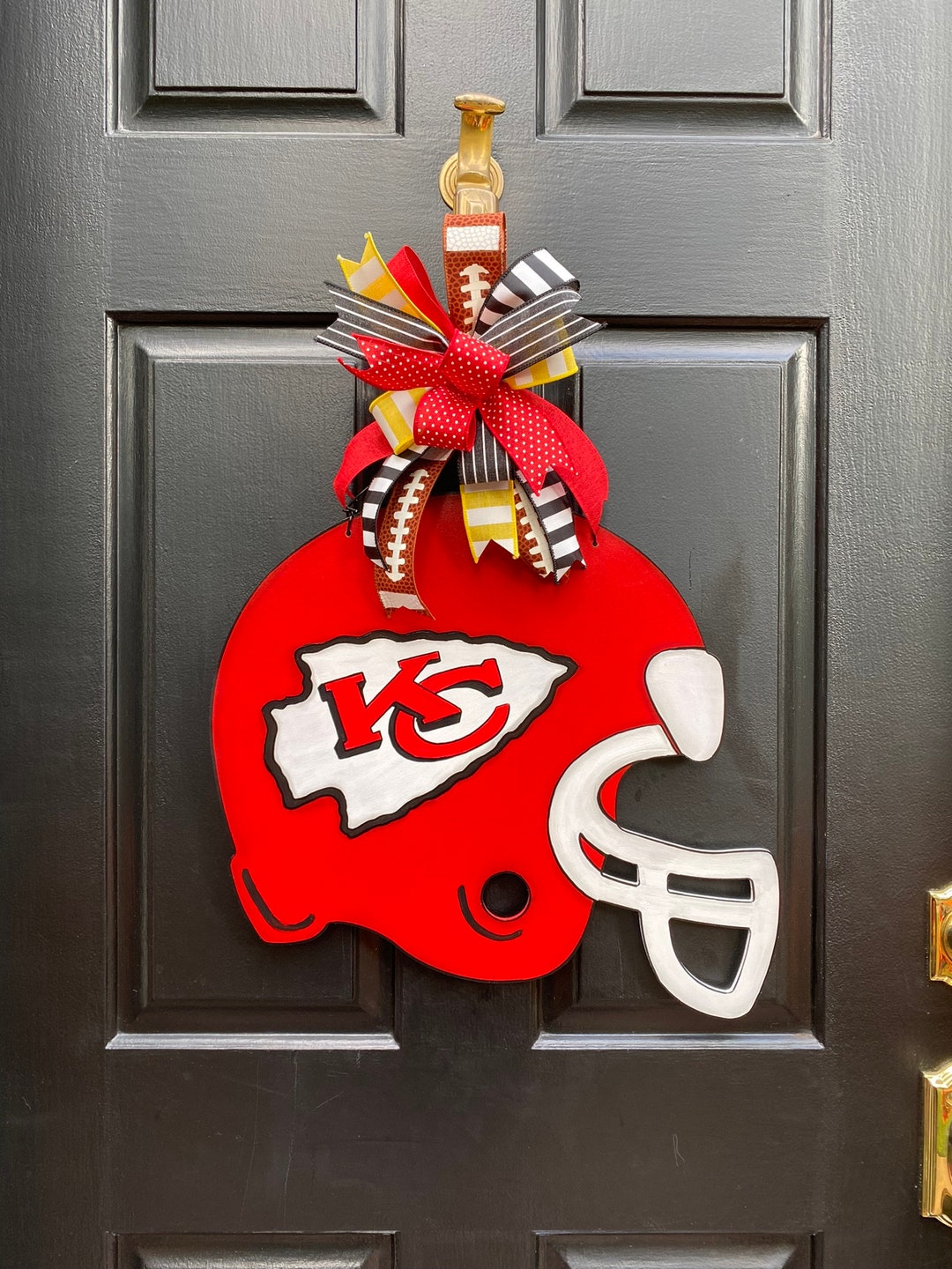 Kansas City Chiefs Door Hanger/ KC Chiefs Wreath/ Taylor Swift / Chiefs ...
