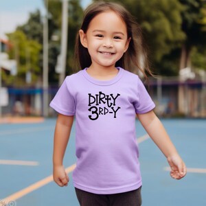 3rd Birthday Shirt, Third Birthday Shirt, Three Shirt, Dirty 3rdy, Dirty Thirdy, Boys 3rd ...