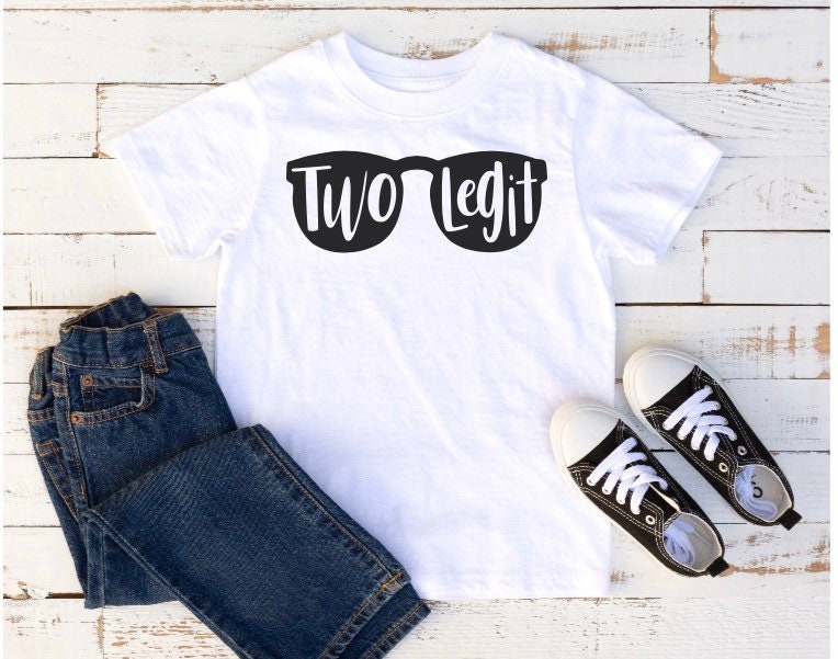 Two Legit Shirt Birthday Boy Shirt Second Birthday Shirt - Etsy