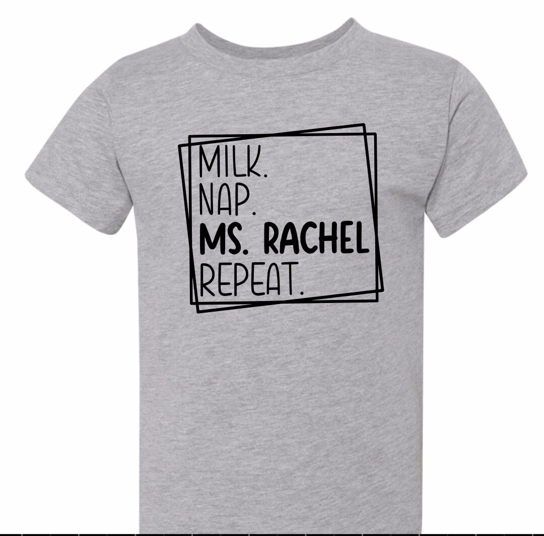 Ms Rachel Shirt Milk Nap Ms Rachel Repeat Ok but First Ms - Etsy