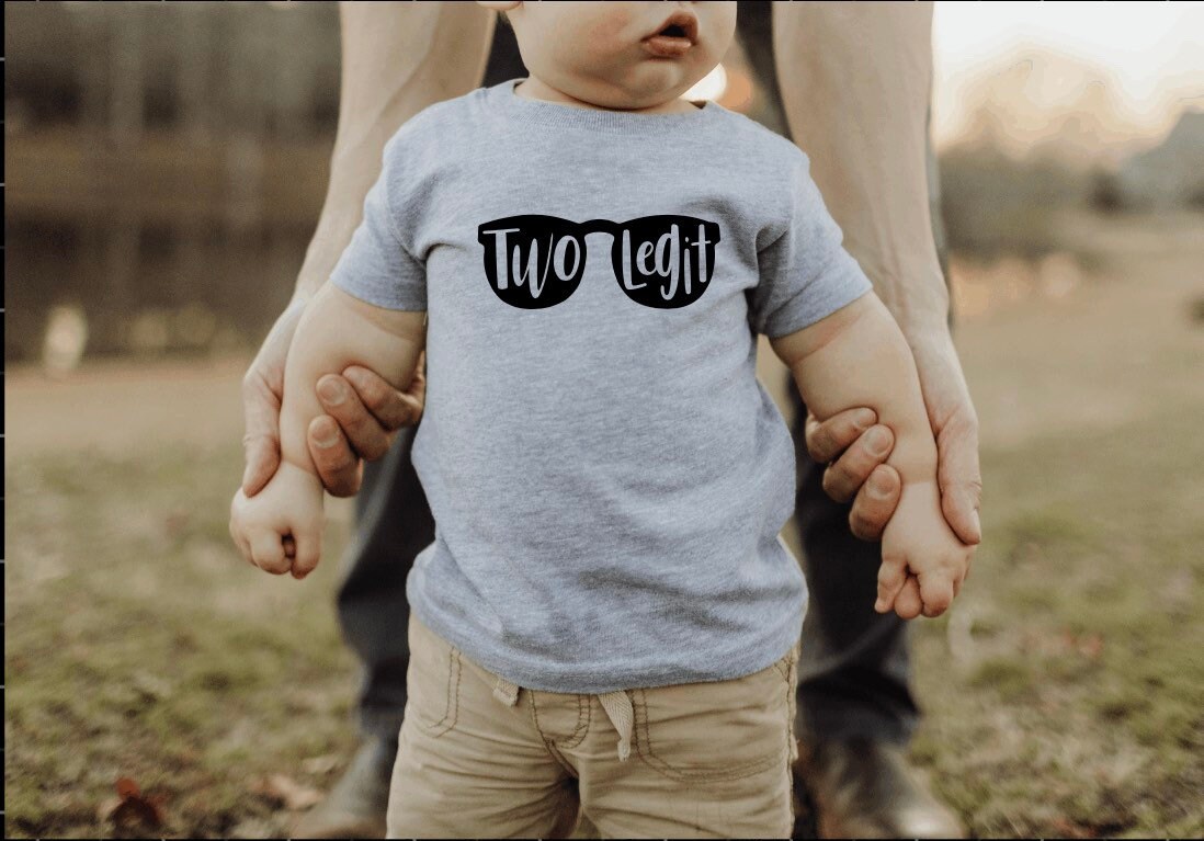 Two Legit Shirt Birthday Boy Shirt Second Birthday Shirt - Etsy