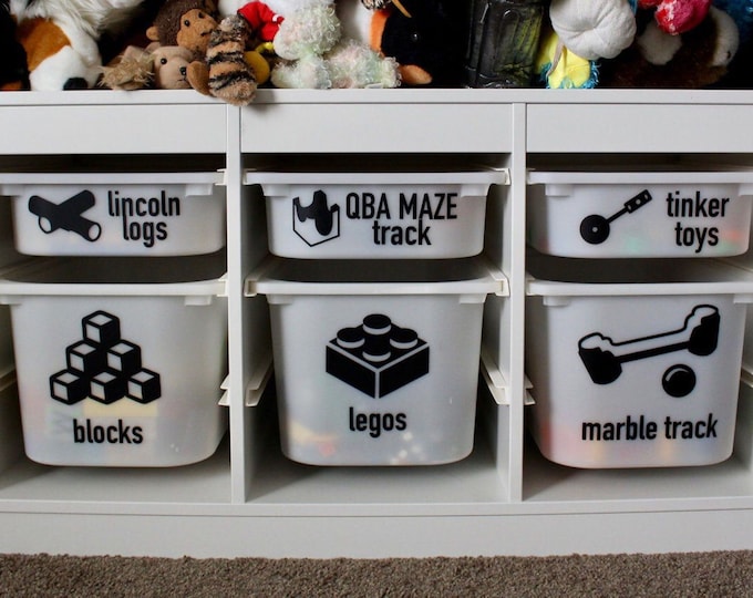 TROFAST Toy Labels, Storage Labels, Organisation Labels Ikea Trofast ...