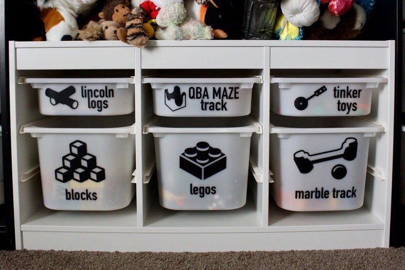 TROFAST Toy Labels Storage Labels Organisation Labels Ikea - Etsy