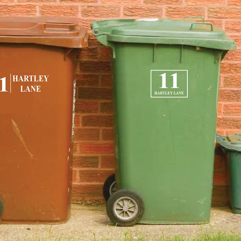 Wheelie Bin Stickers - Etsy UK