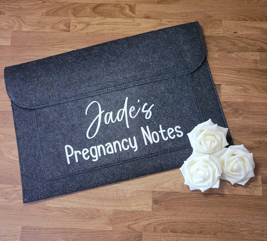 Pregnancy Notes Folder Personalised - Etsy