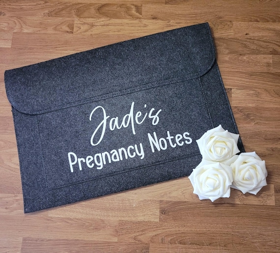 Pregnancy Notes Folder Personalised - Etsy